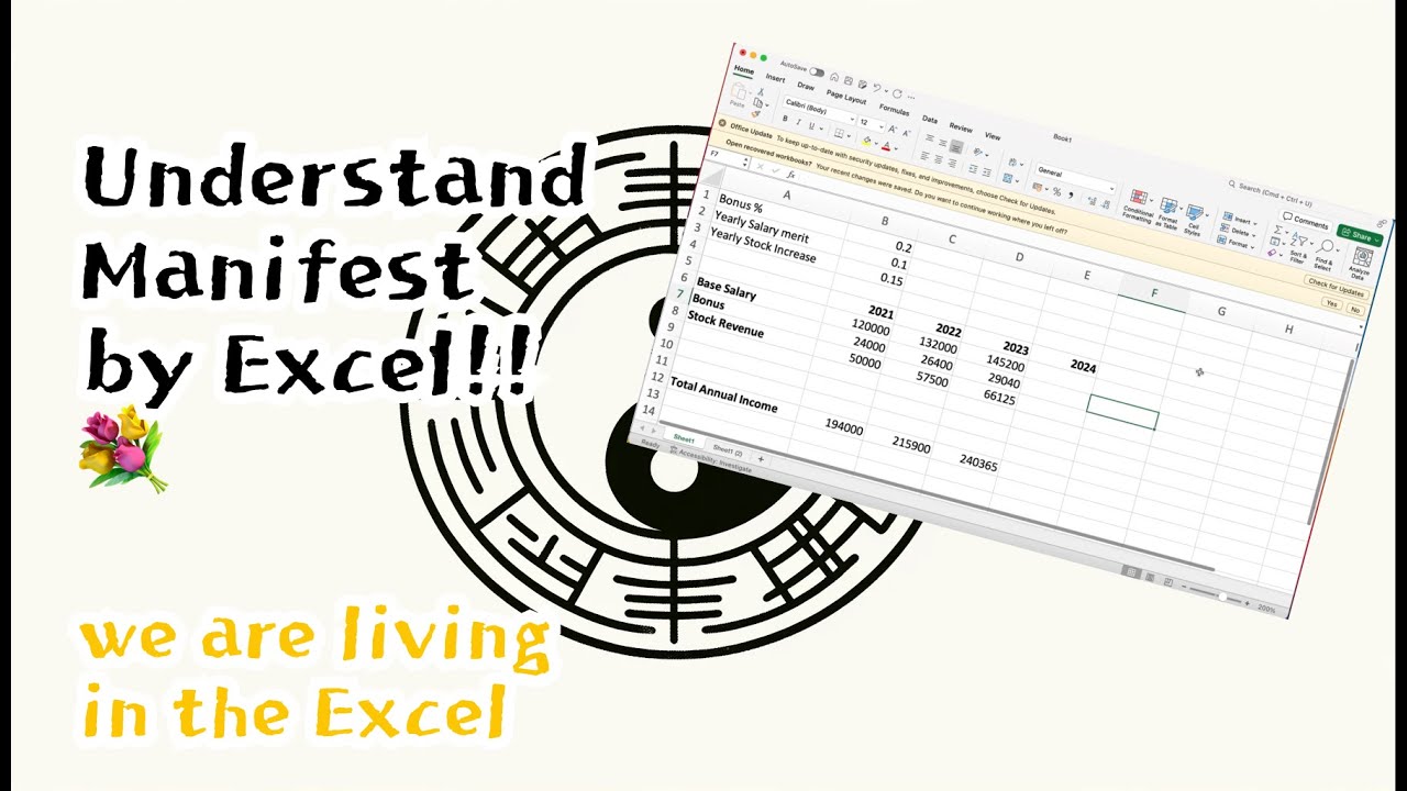 We are actually living in the Excel??! Understand Manifest by Excel ...