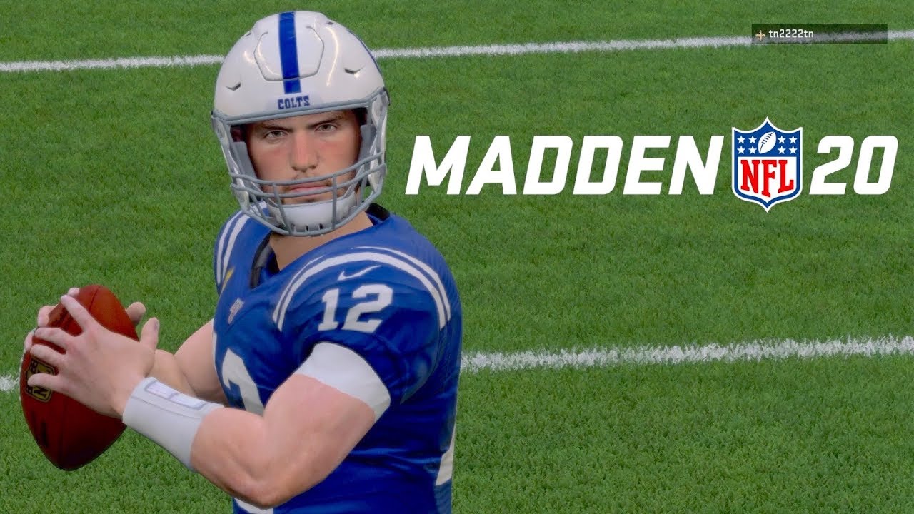 ANDREW LUCK PICKS THE SAINTS DEFENCE APART! Madden 20 Online Ranked ...
