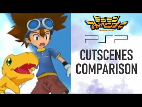 Digimon Adventure | PSP & Anime - Cutscenes Comparison - YouTube