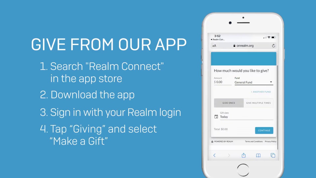 Online Giving | Realm - YouTube