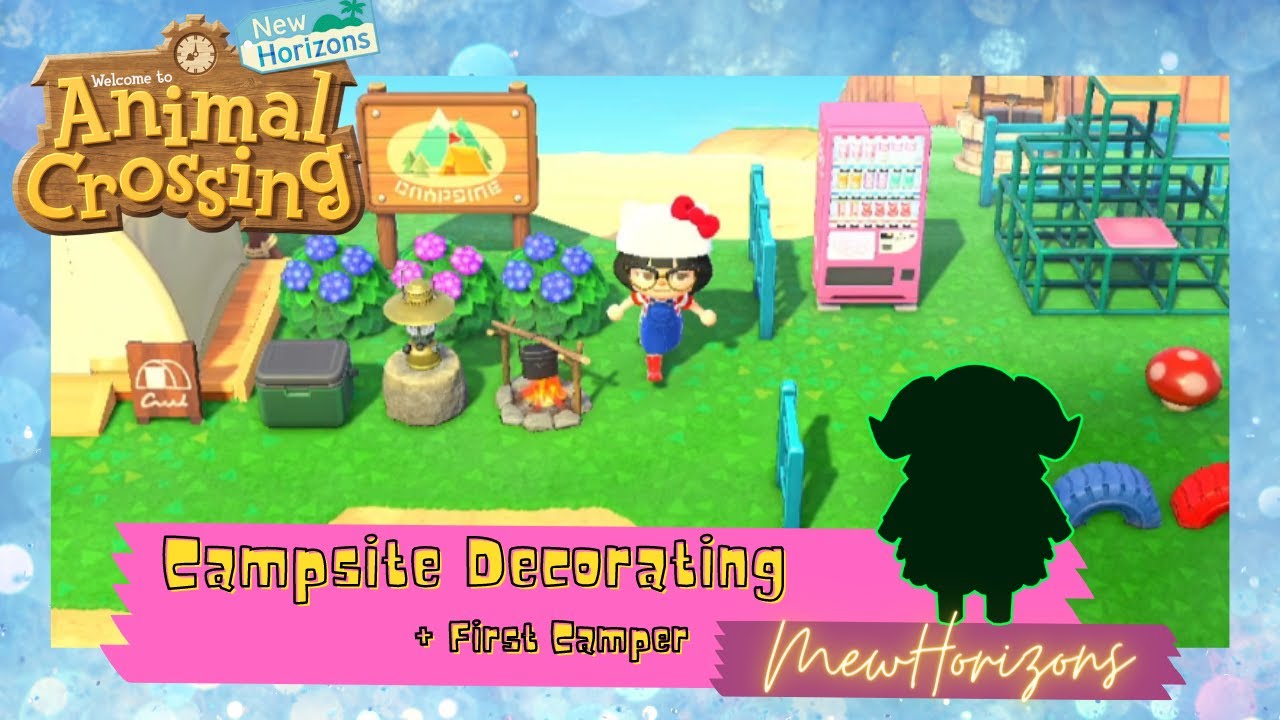 Animal Crossing New Horizons Kidcore Campsite Build + First Campsite ...