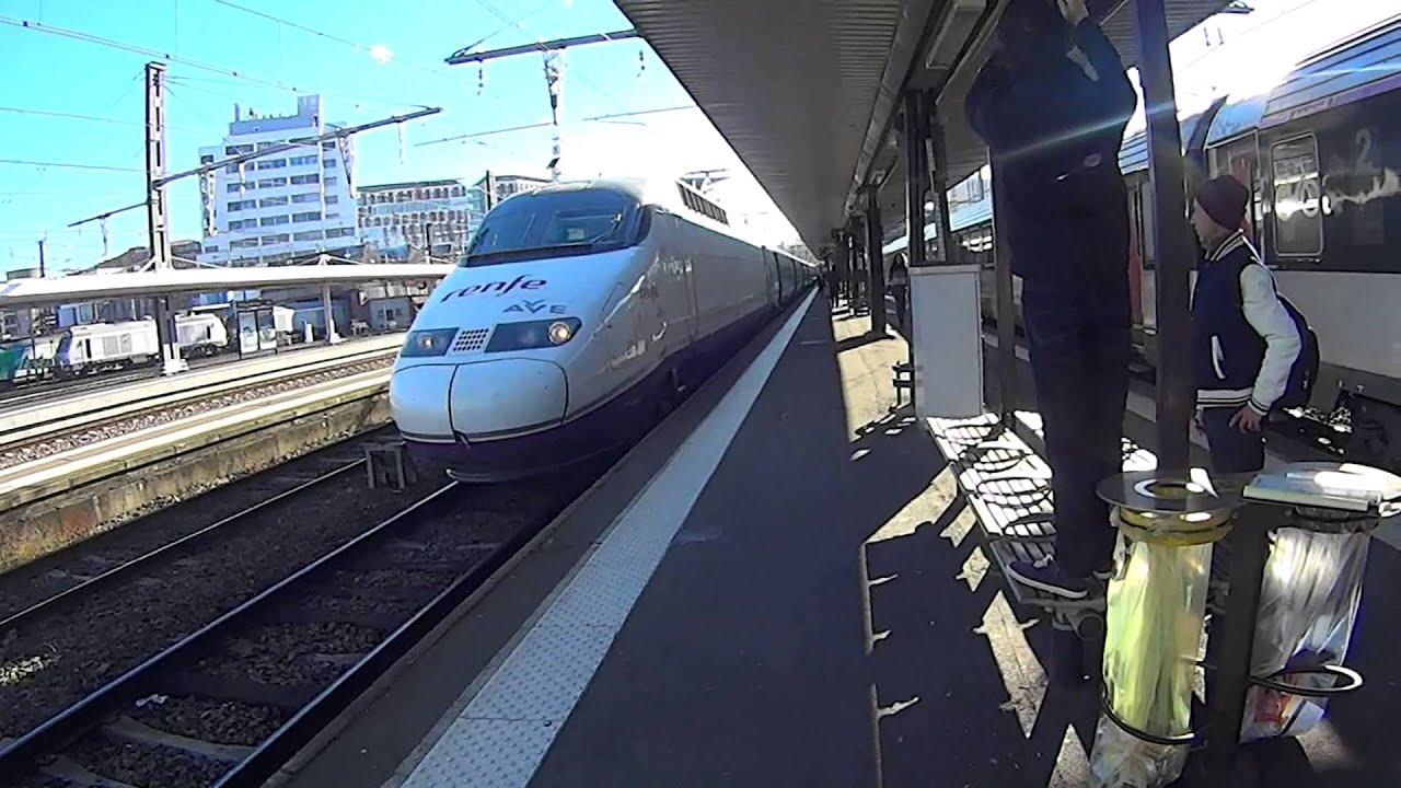 Ave S-100 Barcelona Toulouse Renfe Sncf - YouTube