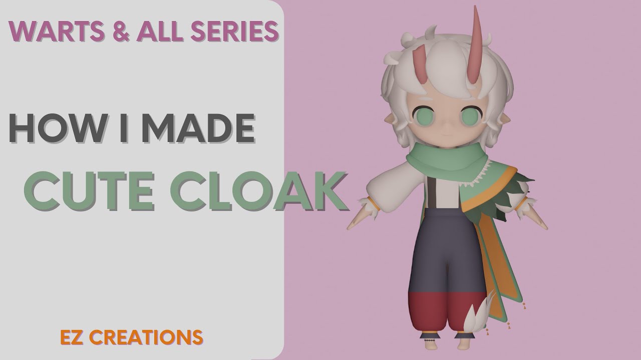 3D VRChat Model - Cloak - YouTube