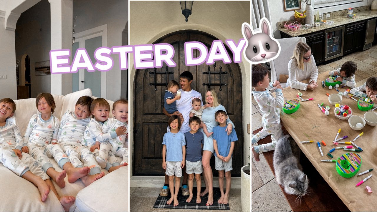 the easter bunny came! baby girls FIRST easter - YouTube