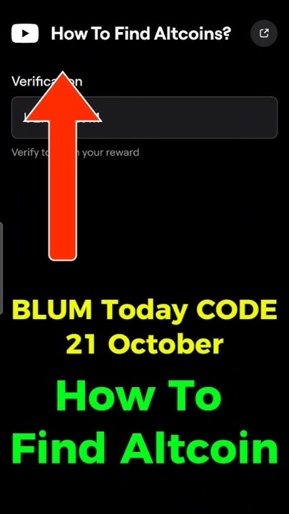 Blum New Code | Blum How to Find Altcoin Code | #blurairdrop #dailycombo - YouTube
