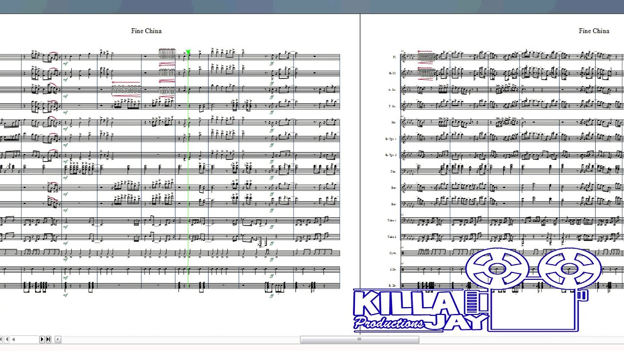 Fine China (Chris Brown) - Marching Band Sheet Music - YouTube