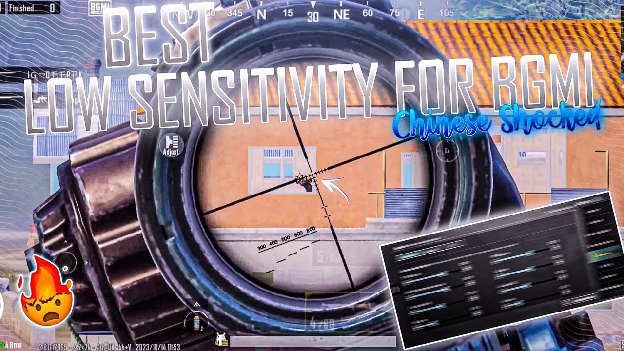 Best Low Sensitivity For Bgmi 🔥• Bgmi Sensitivity Code Zero Recoil ...