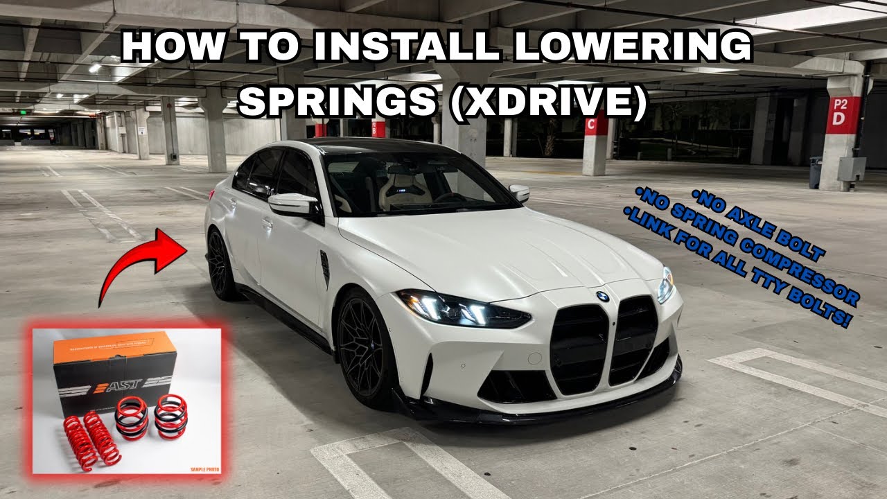 ULTIMATE Lowering Springs Install Guide - G80 M3 X-Drive (AST Springs ...