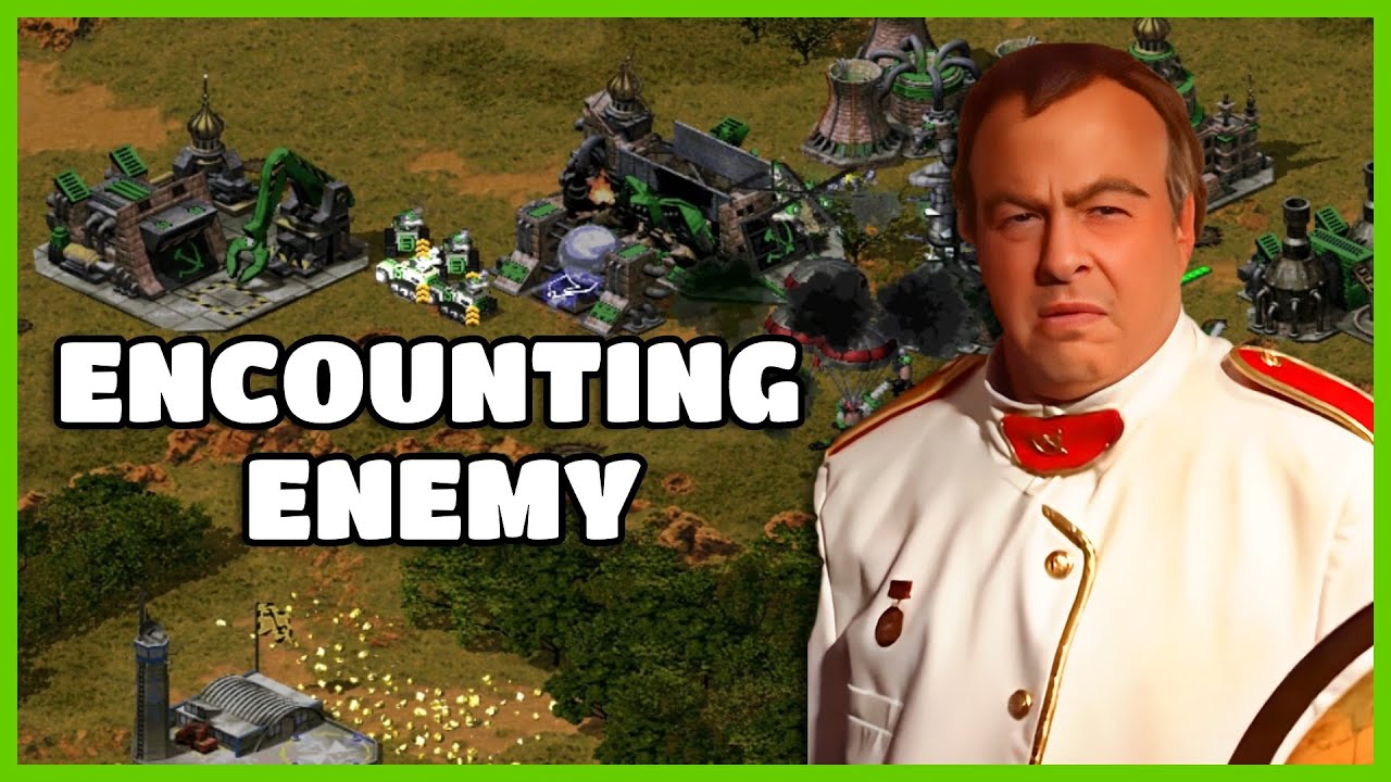 Red Alert 2 | Encountering Enemy | (7 vs 1) - YouTube