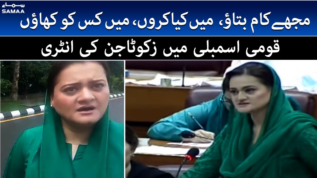 Zakoota Jin Kon Hai ? Maryam Aurangzeb Complete Speech In National ...