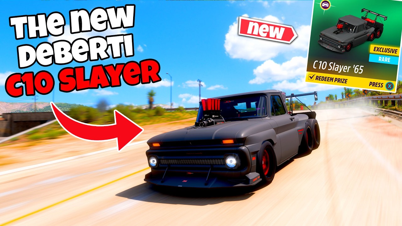 EASIEST WAY TO UNLOCK THE ALL NEW DEBERTI ''C10 SLAYER'' IN FORZA ...