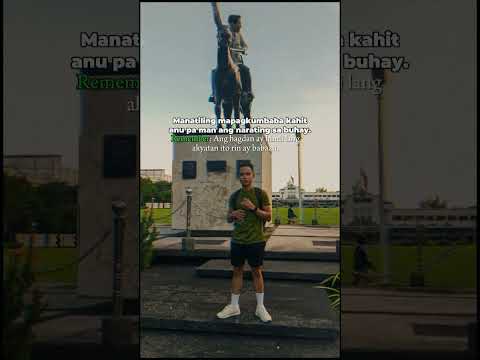 Wag mapagmataas, palagi tayong magpakumbaba kahit ano pa ang narating ...