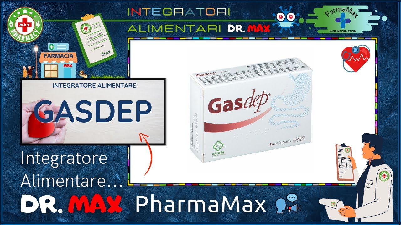 ️‍🔥 GASDEP Integratore Alimentare - Foglietto Illustrativo Salute - YouTube