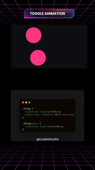 Animation toggle using HTML|CSS - YouTube
