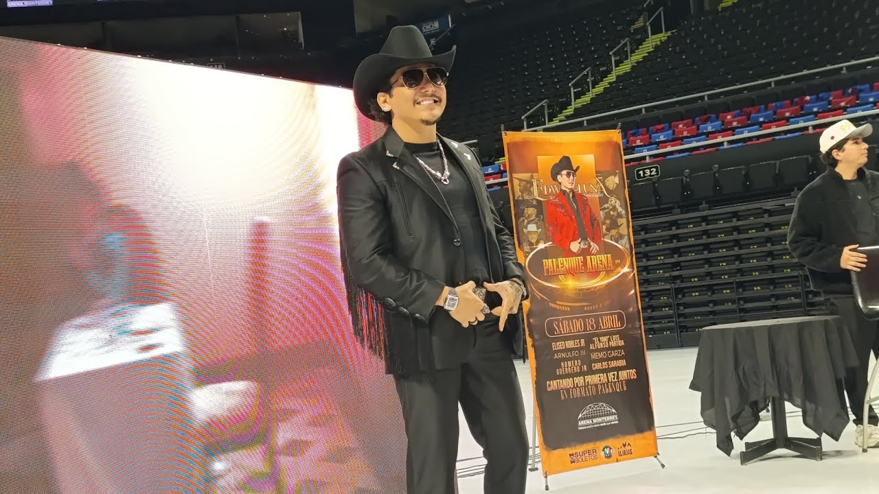 Rueda de prensa con EDWIN LUNA de su Palenque Arena - YouTube