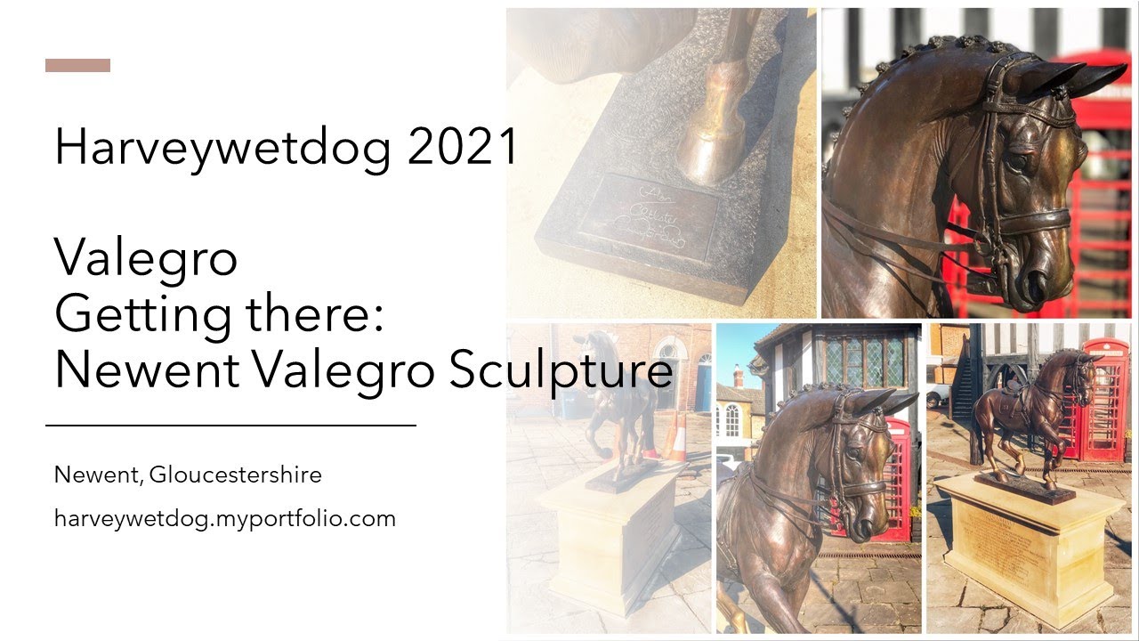 Valegro Dressage Horse Sculpture in Newent, Gloucestershire - YouTube