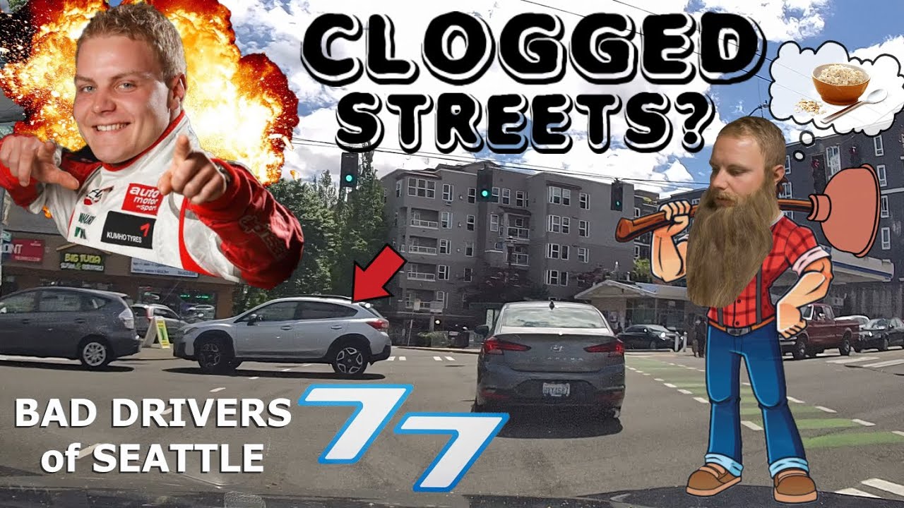 Bad Drivers of Seattle #77 (Bottas edition) 🏎😎 - YouTube