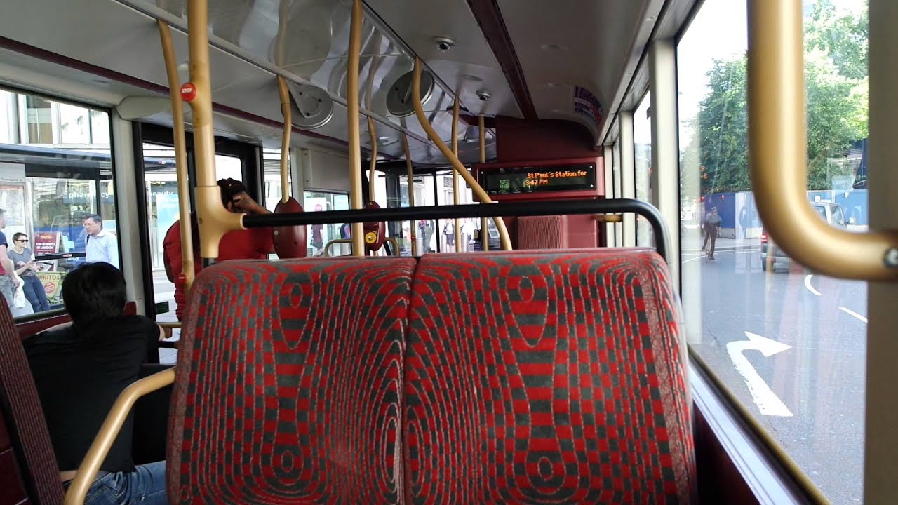 (Popcorn Ad, Yellow) Stagecoach London New Bus for London LTZ1243 LT243 ...