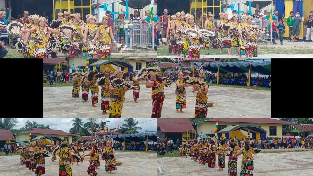 Persembahan Tarian Tradisional Datun Julud dari Ibu-ibu Kampung Long ...