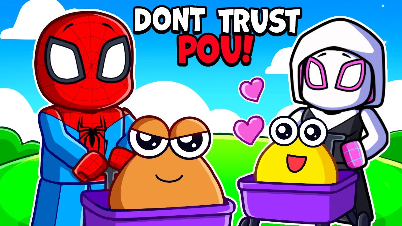 Spiderman and Gwen Have A POU FAMILY in Roblox! - YouTube