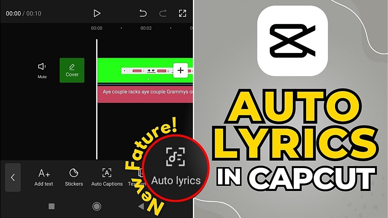 How to Add AUTO LYRICS In CapCut- CapCut Tutorial - YouTube