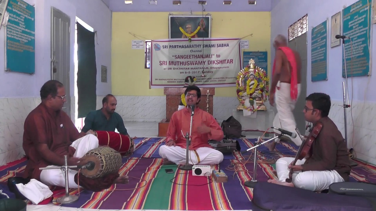 Carnatic Vocal Concert | Vivek Sadasivam | Sri Muthuswamy Dikshitar ...