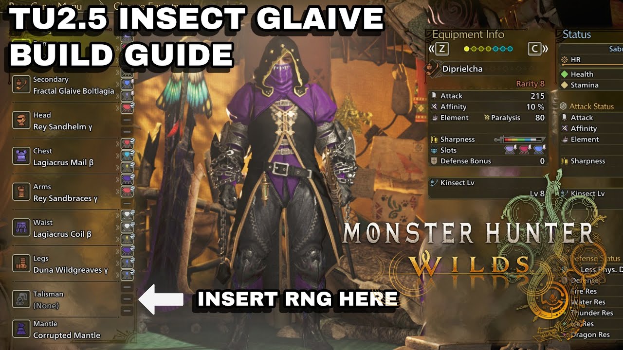 Monster Hunter Wilds BEST Insect Glaive Build - Endgame - YouTube