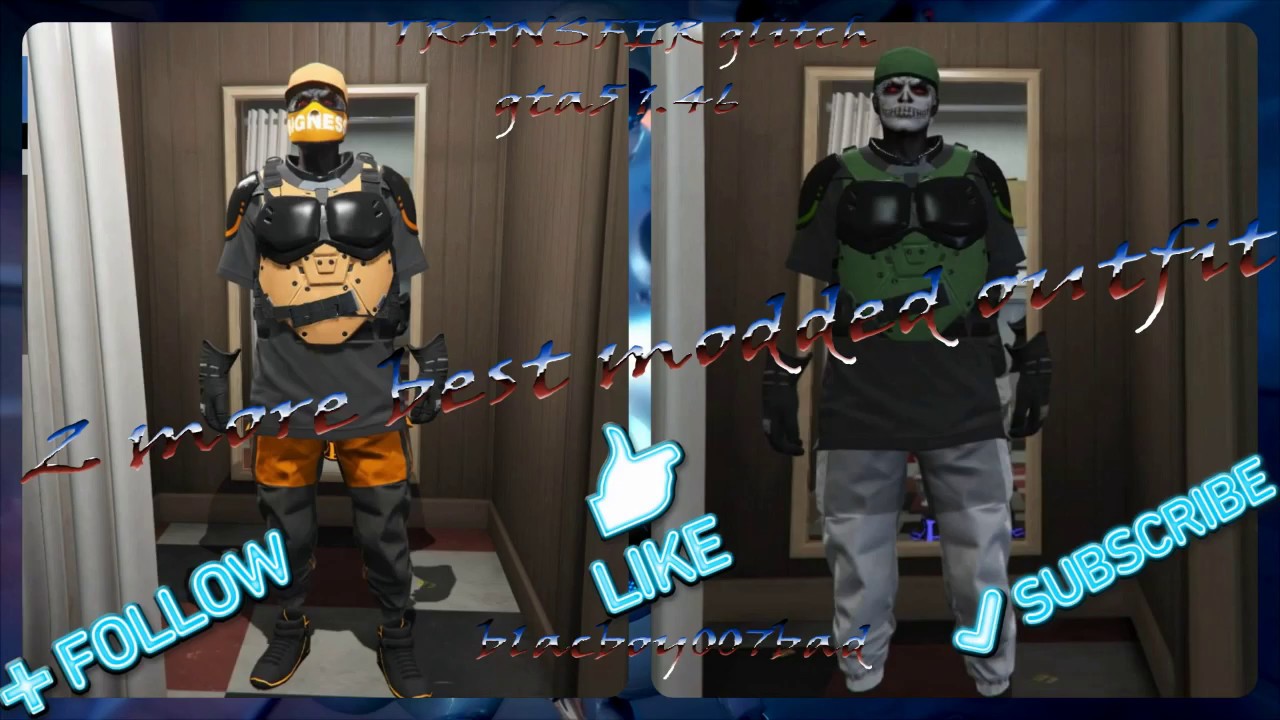 Best 2 top modded gta 5 outfit online with modded body ARMOR 1.46 ...