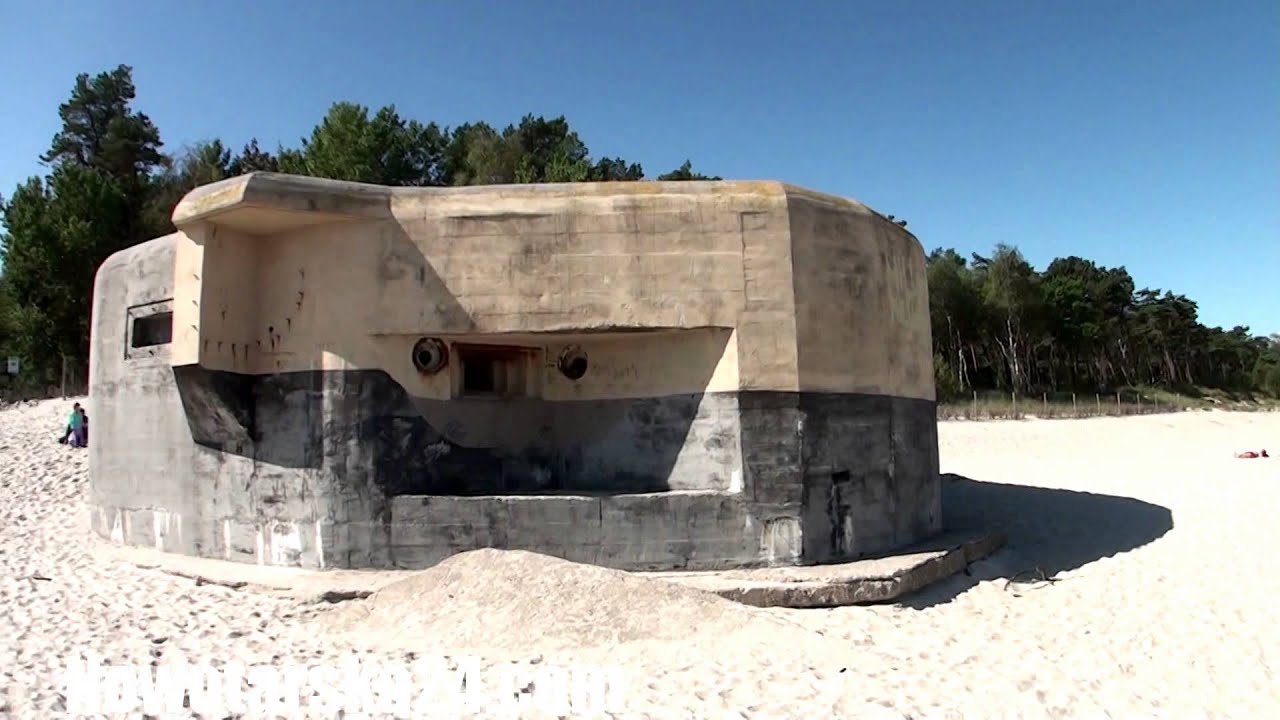 Hel Jastarnia Sęp - cięzki schron bojowy ( bunkier ) - YouTube