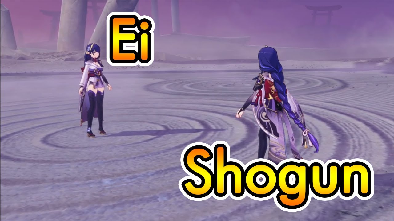 Ei VS RAIDEN SHOGUN A PUPPET - YouTube