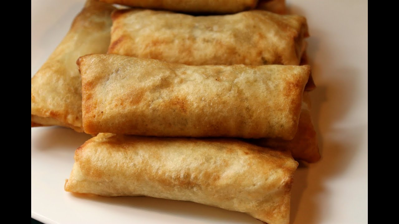 Crispy Chicken Spring Roll - YouTube