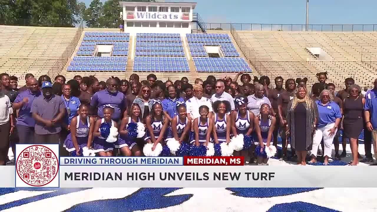 Driving Through Meridian: Meridian High Unveils New Turf - YouTube