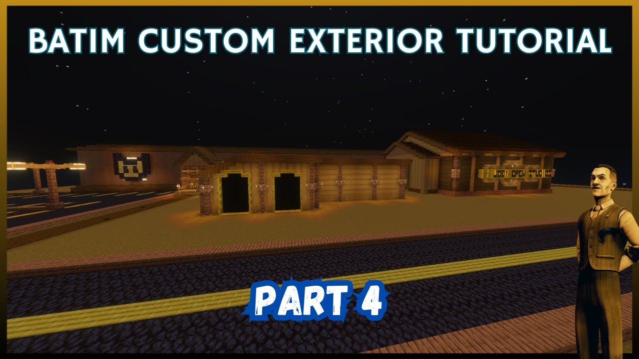 How To Make BATIM Custom Exterior! (Part 4) (Minecraft Tutorial) - YouTube