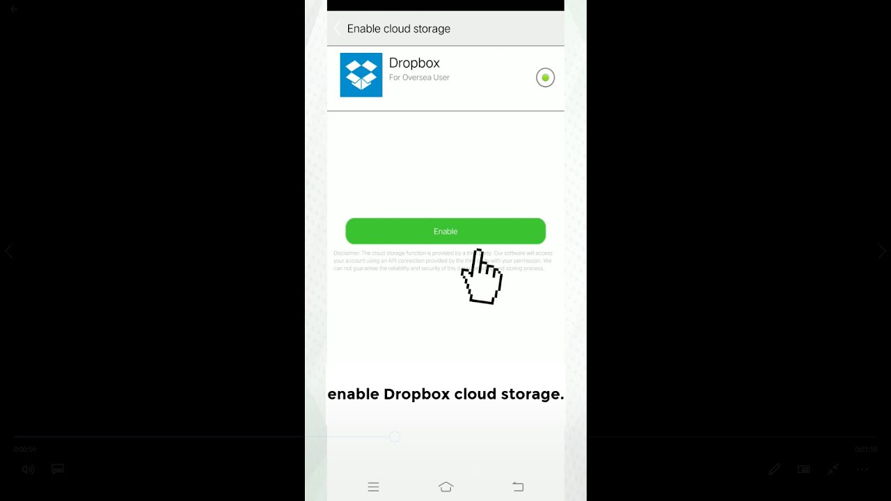 How to enable the cloud storage of the Camera Alarm Panel using Live ...