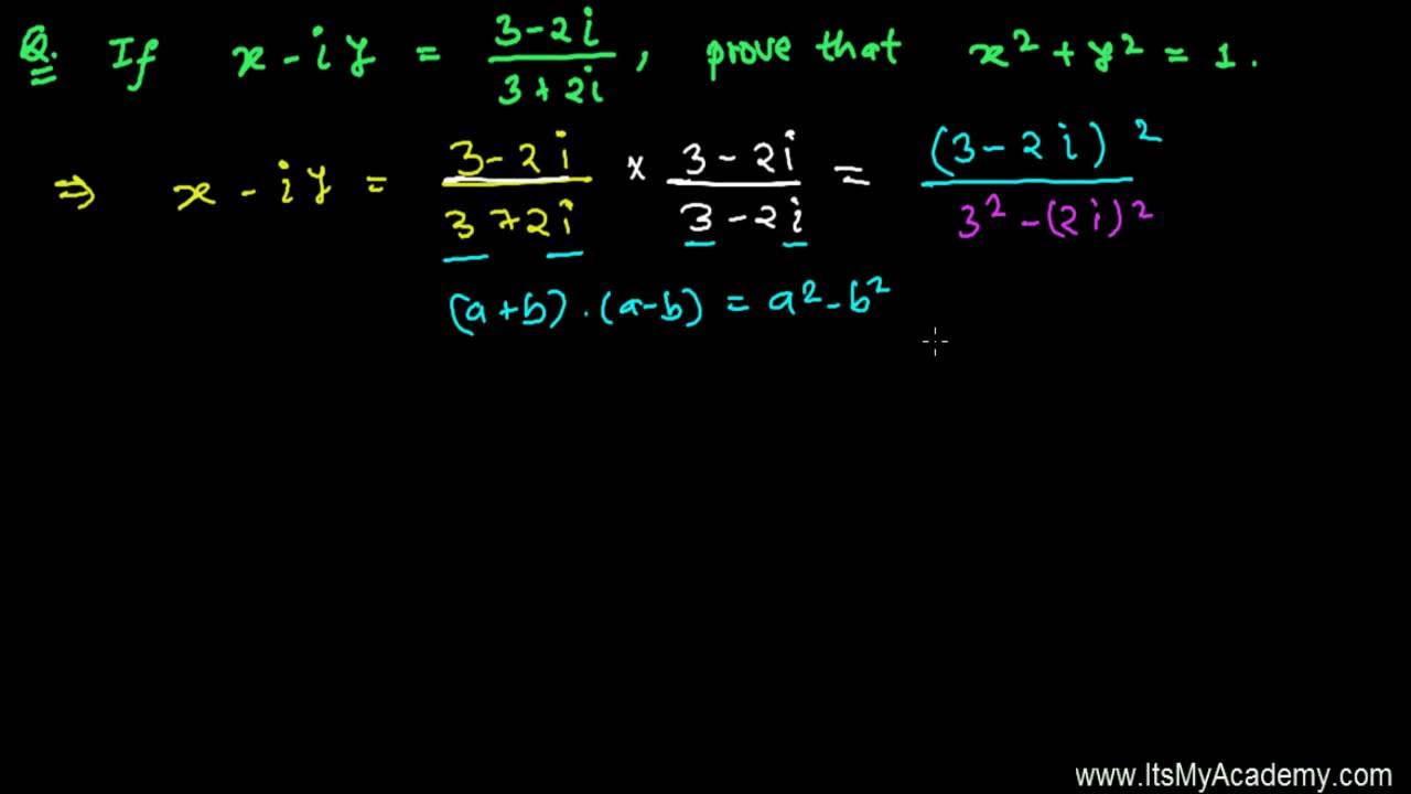 Complex Number Tutorials - Proving Question Solving Tricks - YouTube