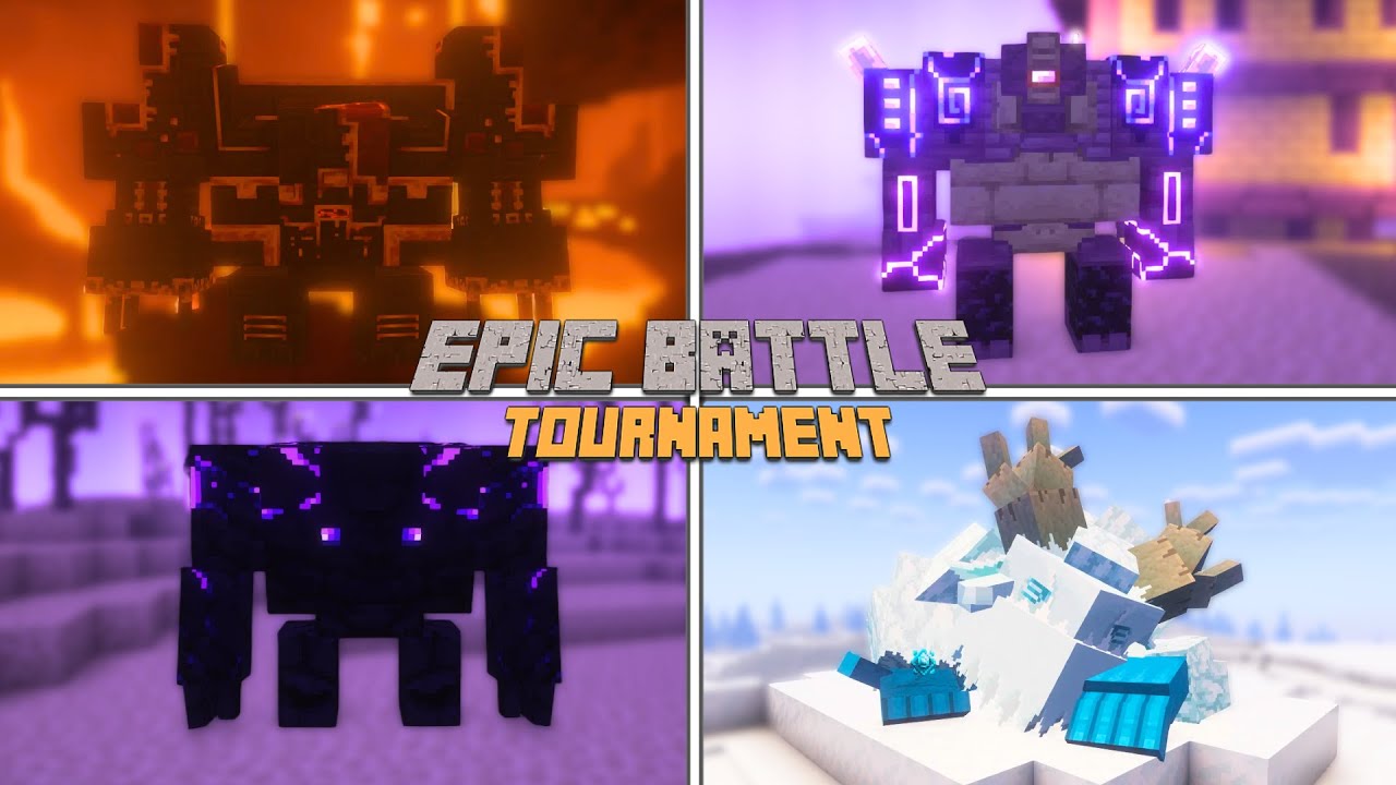 Minecraft Boss Mod VS Minecraft Boss Mod - Minecraft Epic Mob Battle - YouTube