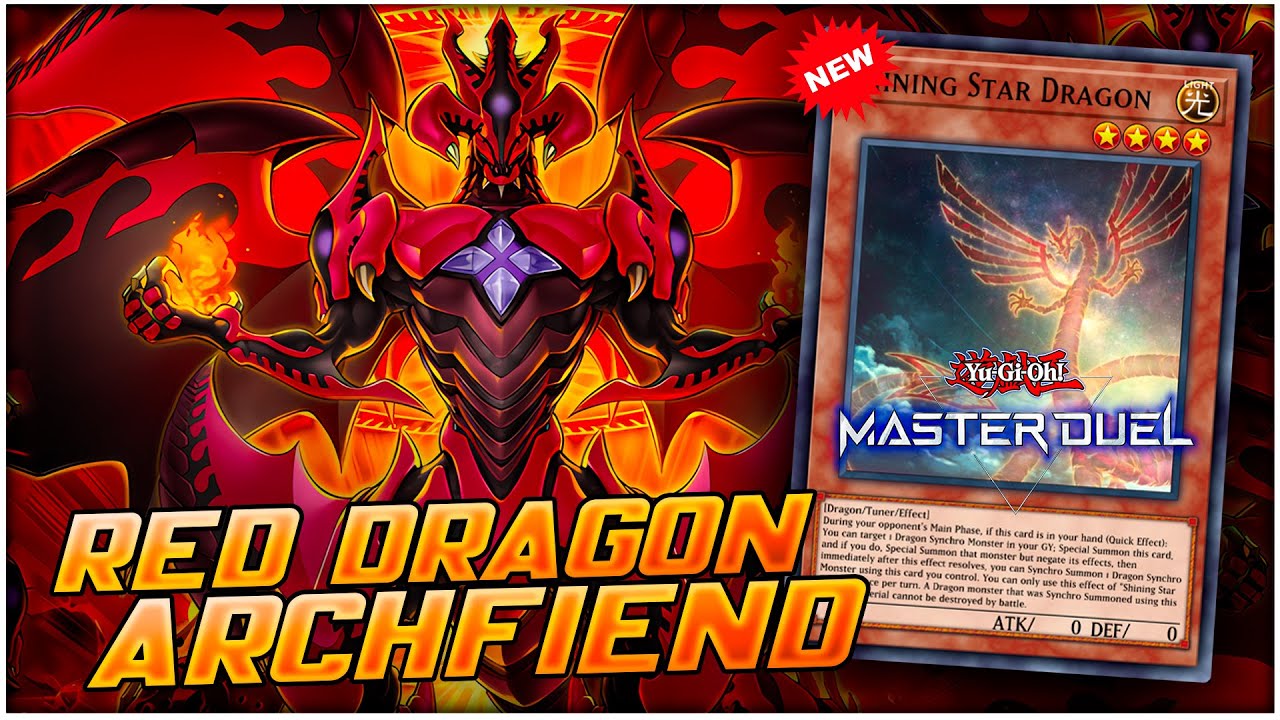NEW SUPPORT FOR RED DRAGON ARCHFIEND DECK - SHINING STAR DRAGON! [Yu-Gi ...