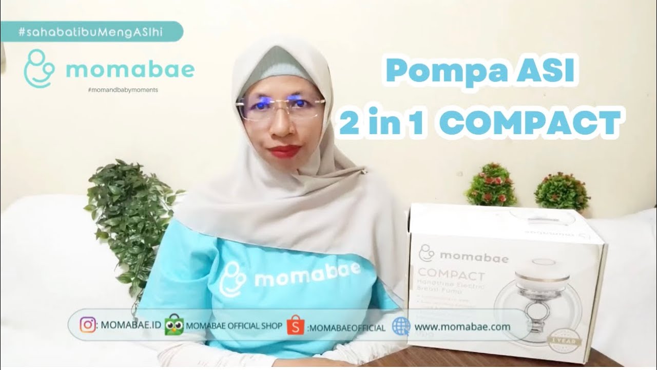 POMPA ASI 2 in 1 WEARABLE COMPACT MOMABAE - YouTube