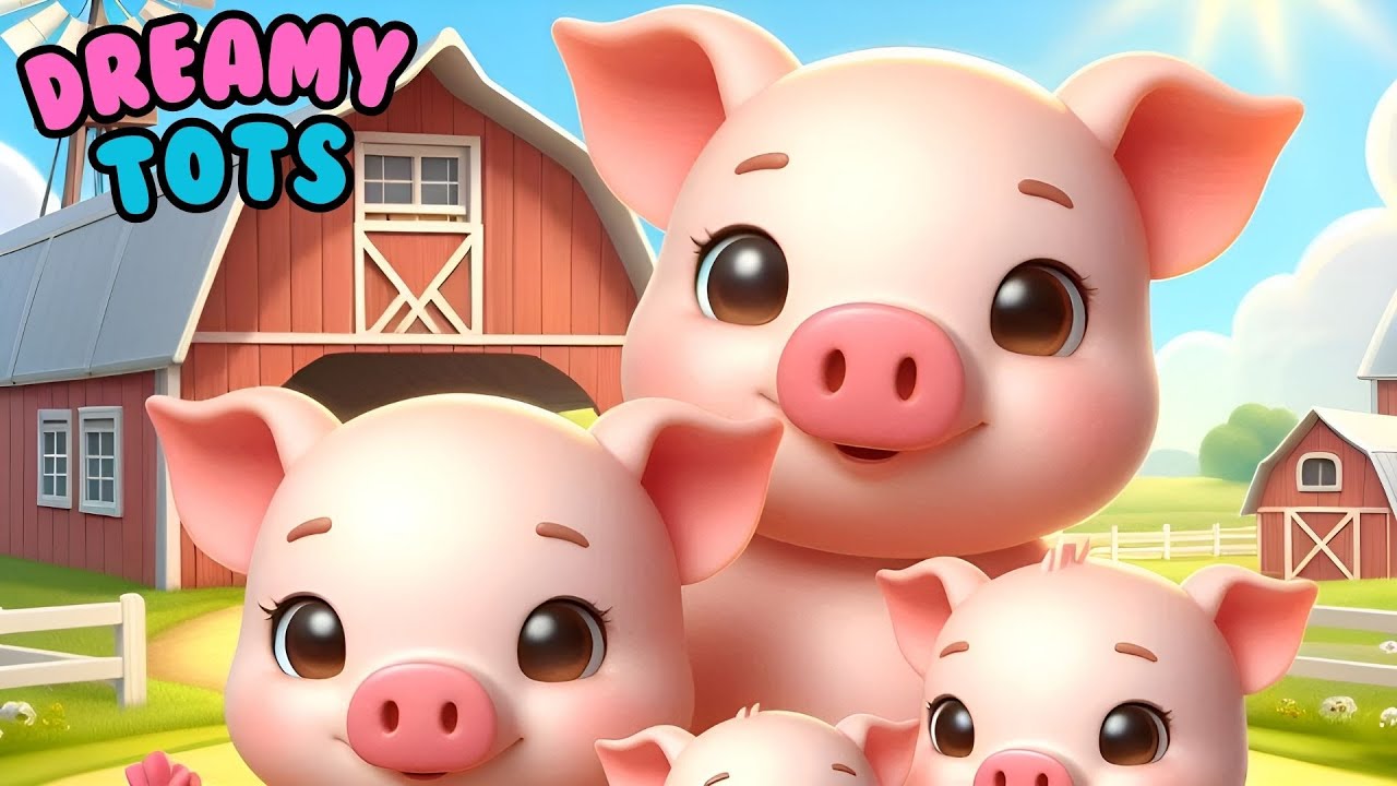 Piggy Family & Muddy Fun! | 🐷 Farm Pig Adventures | #KidsSongs #FarmFun ...