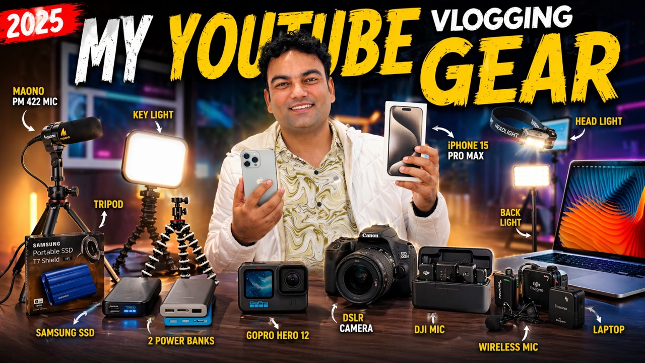 Must-Have Gadgets You Need as a Beginner YouTuber in Vlogging! - YouTube