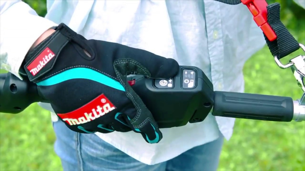 Makita DUR188L Cordless Grass Trimmer - YouTube