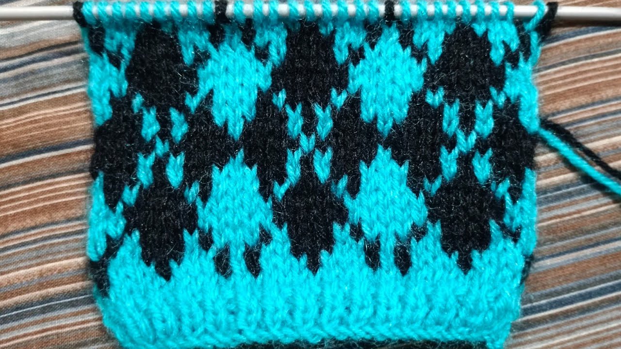 Knitting Graph pattern #256 | New Graph Knitting Design - YouTube