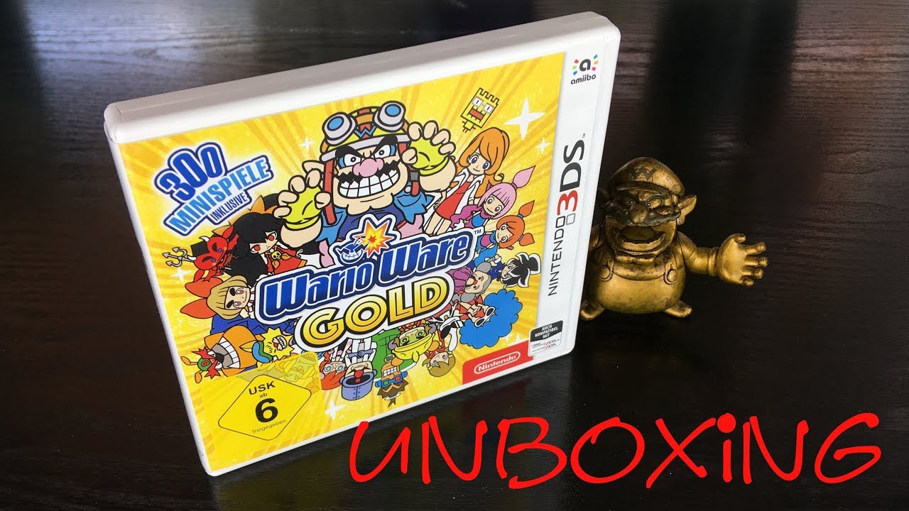 Wario Ware Gold Unboxing - (Nintendo 3ds) - (German + eng subs!) - YouTube