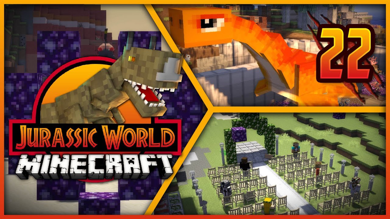 Minecraft Jurassic World - Episode 22 - JURASSIC WORLD MOVIE, WEDDING ...