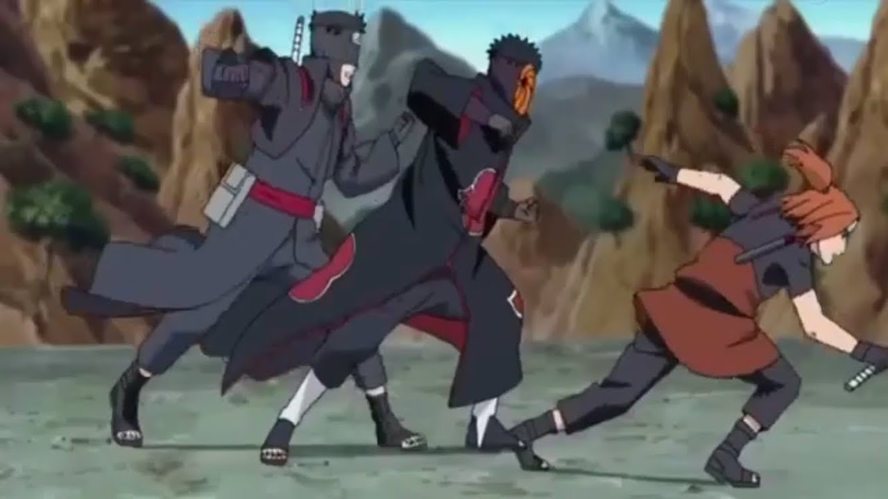 Tobi vs Danzo, Fuu & Torune _Full Scene - YouTube