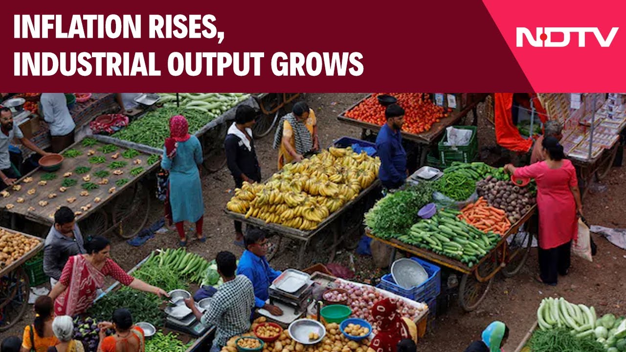 Inflation Rate India | Inflation Rises, Industrial Output Grows - YouTube