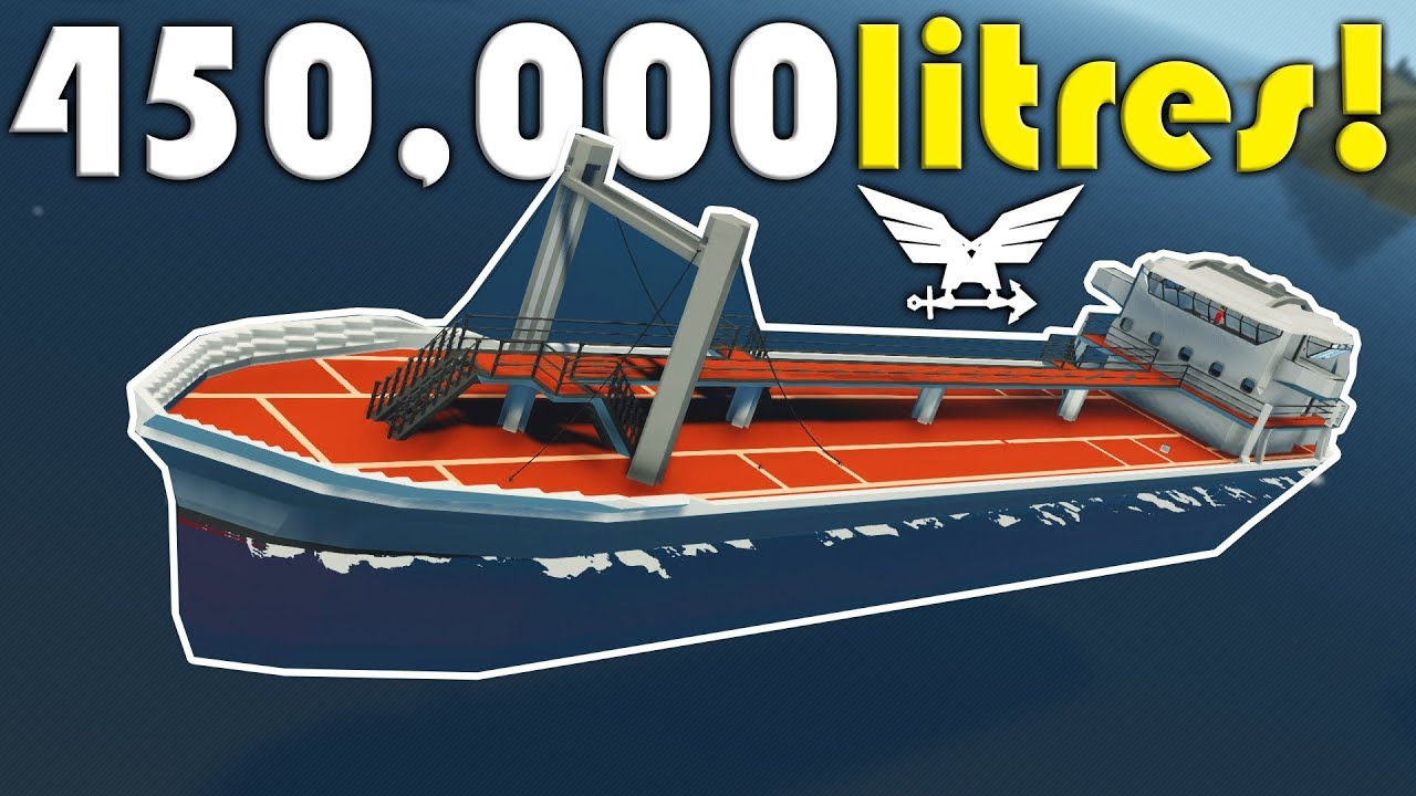 Half A Million Litres Of Diesel! - Tanker Build - Stormworks Gameplay ...