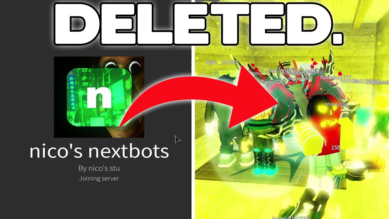 NICO'S NEXTBOTS GOT DELETED! (AGAIN) - YouTube