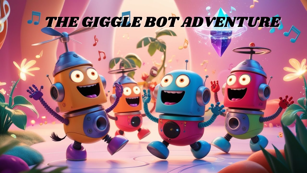 🎶 The Giggle Bots Adventure – Kids Dance Song🤖😂💃 - YouTube
