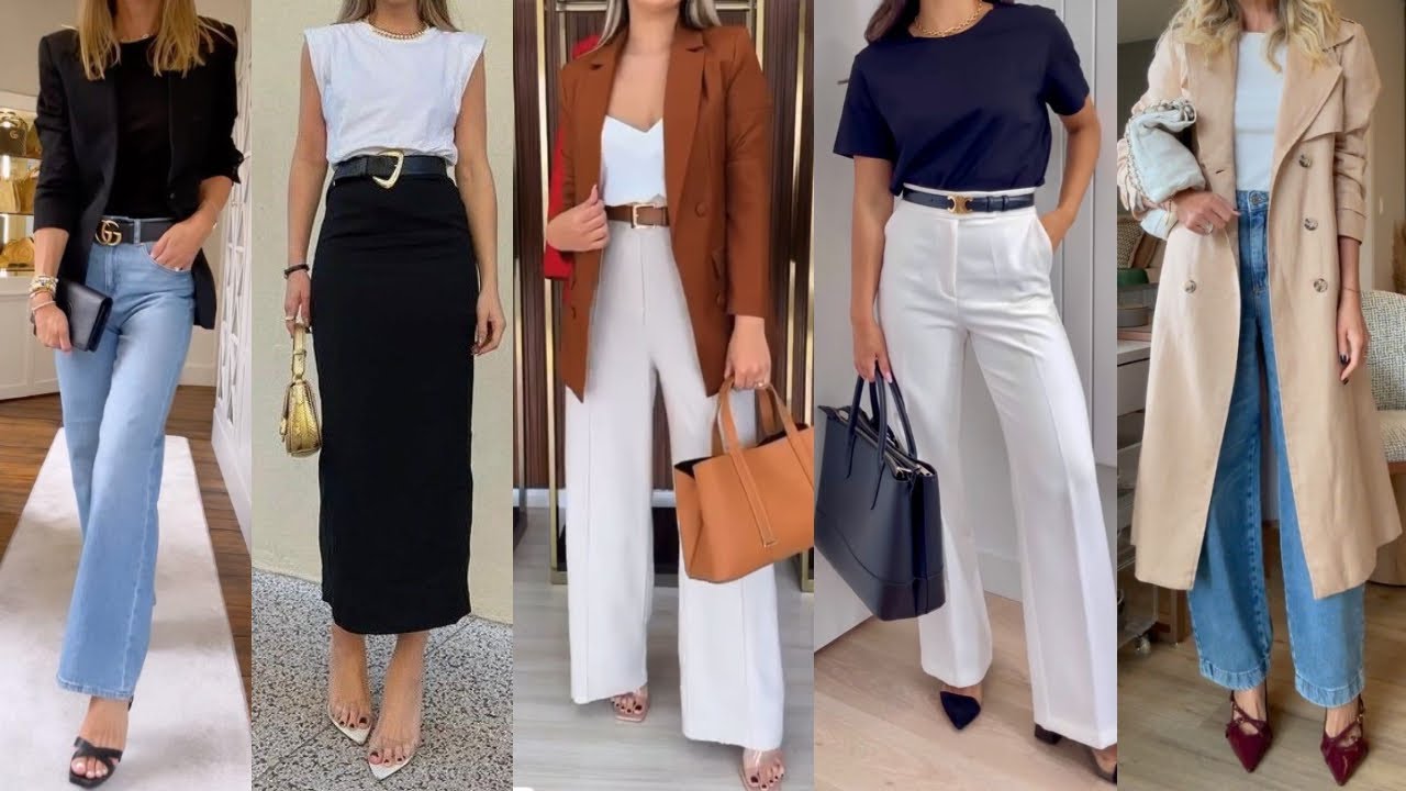 MODERNAS SENCILLAS Y ELEGANTES COMBINACIONES DE ROPA FACILES Y COMODAS ...